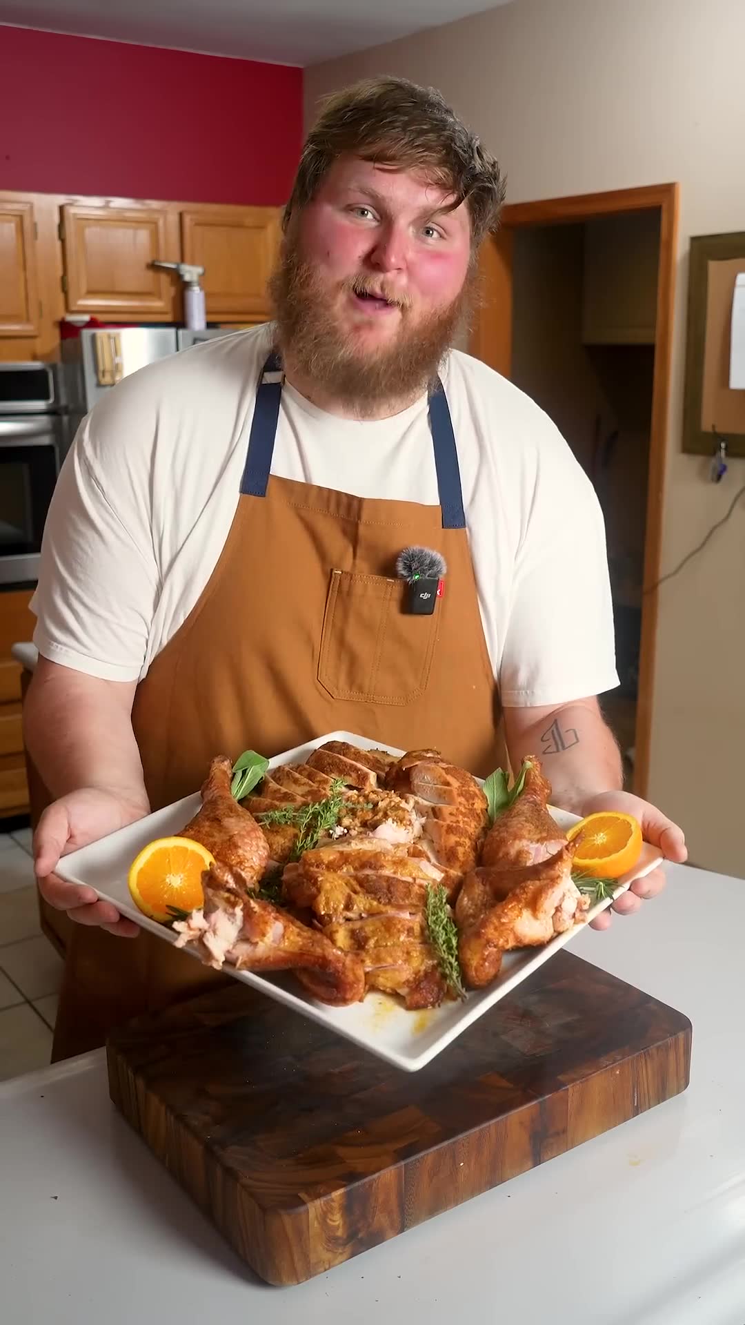 How I make my turkey on Thanksgiving using my grill and smoker