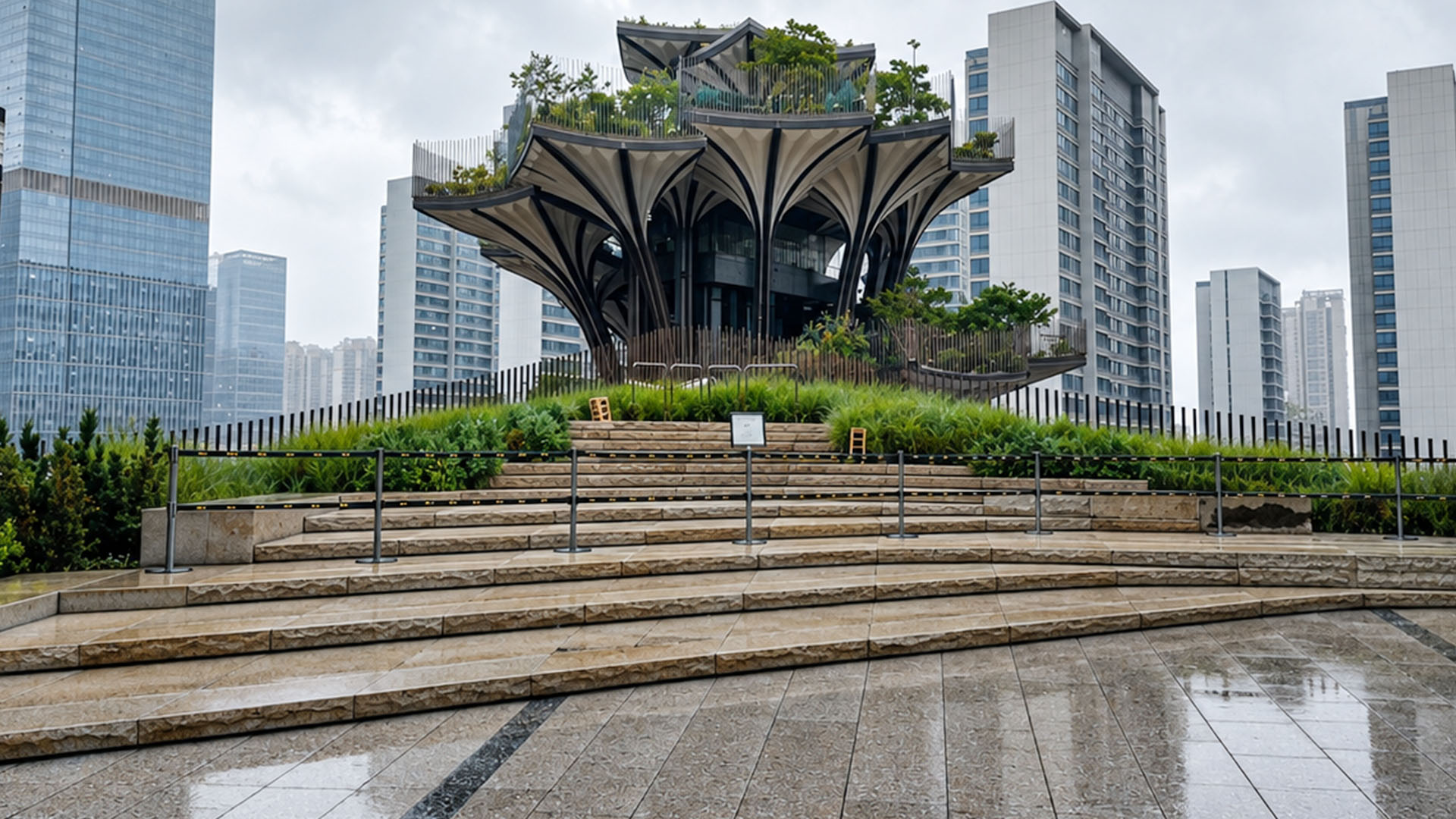 Large rooftop gardens continue transforming modern urban commercial ...