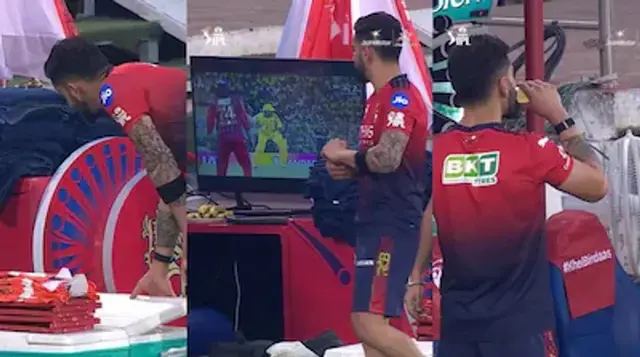 Watch - Virat Kohli can't take eyes off Urvil Patel's incredible knock ...