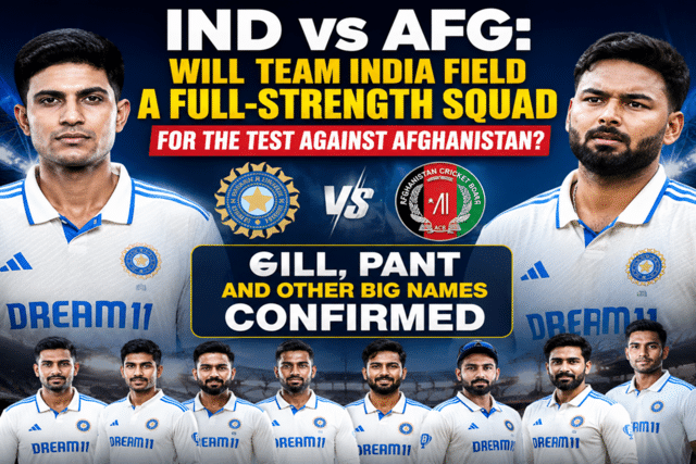 IND vs AFG: Will Team India field a full-strength squad for the Test ...