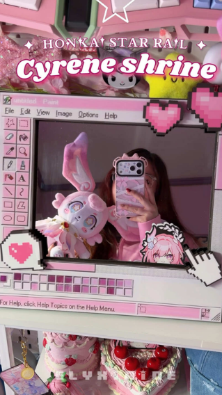 Mini Cyrene shrine aesthetic setup