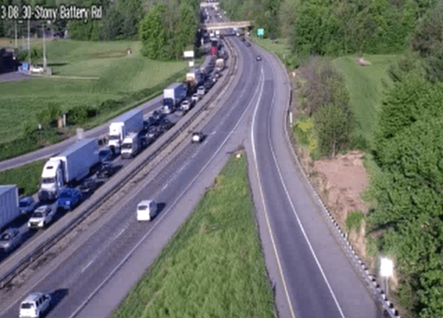 Crash cleared on Route 30 in Lancaster County