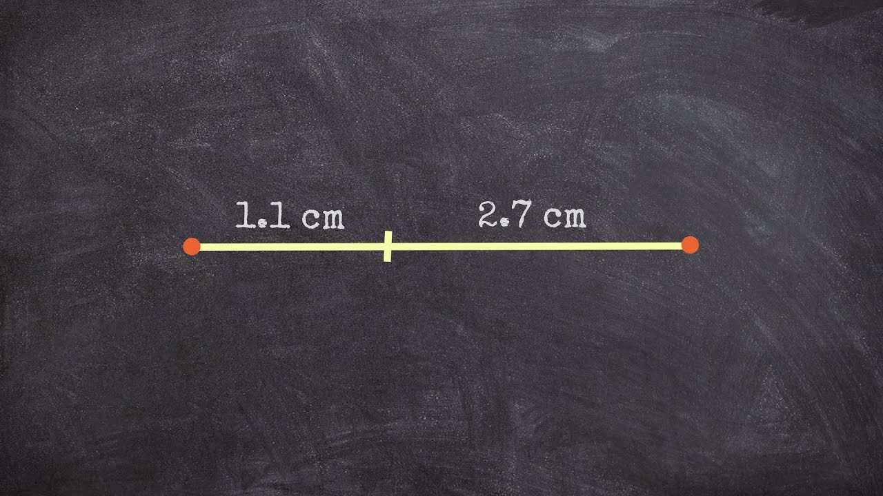 How to finding the whole length of a segment given two parts