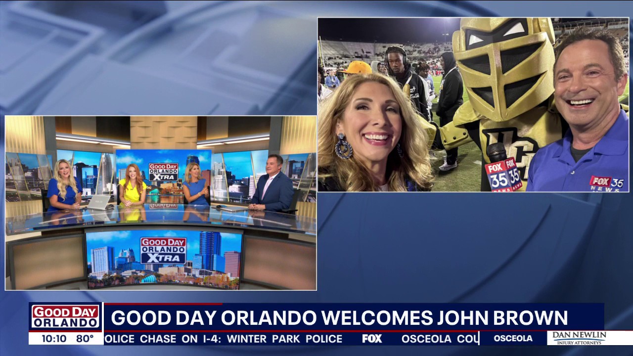 FOX 35 anchor John Brown returns to Good Day Orlando