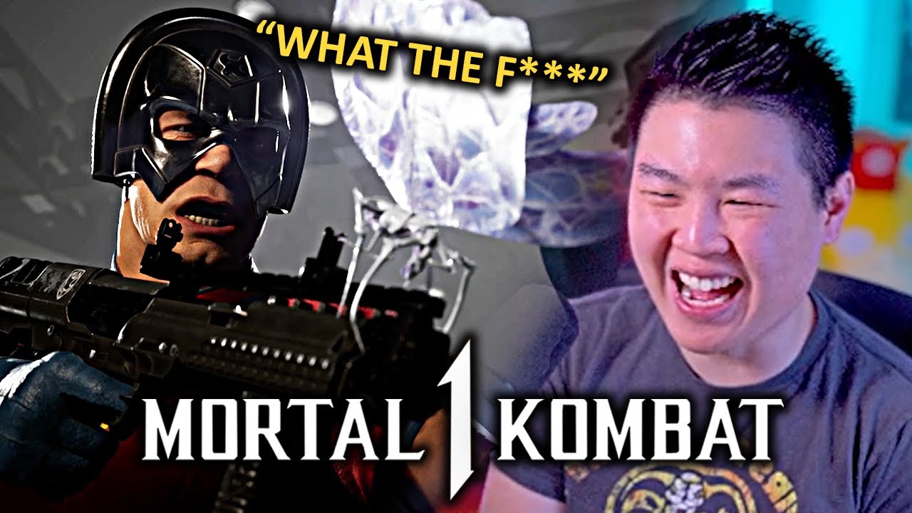 Reacting to the brutal Peacemaker second fatality in Mortal Kombat 1