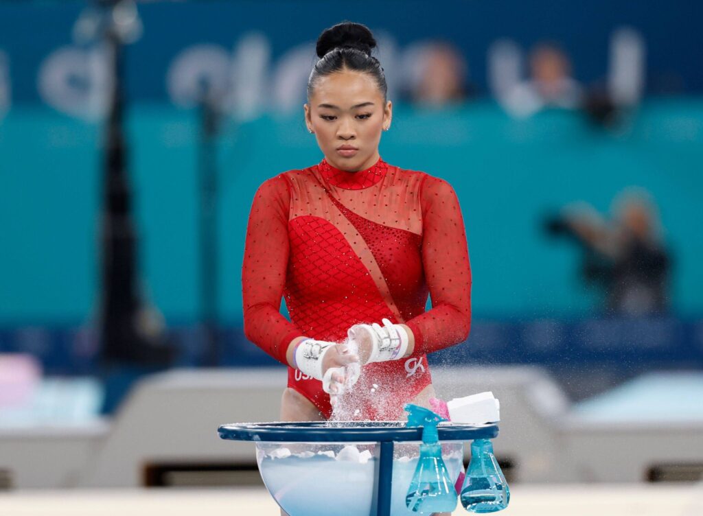 Suni Lee’s NBA player gymnastics comparisons go viral during playoffs