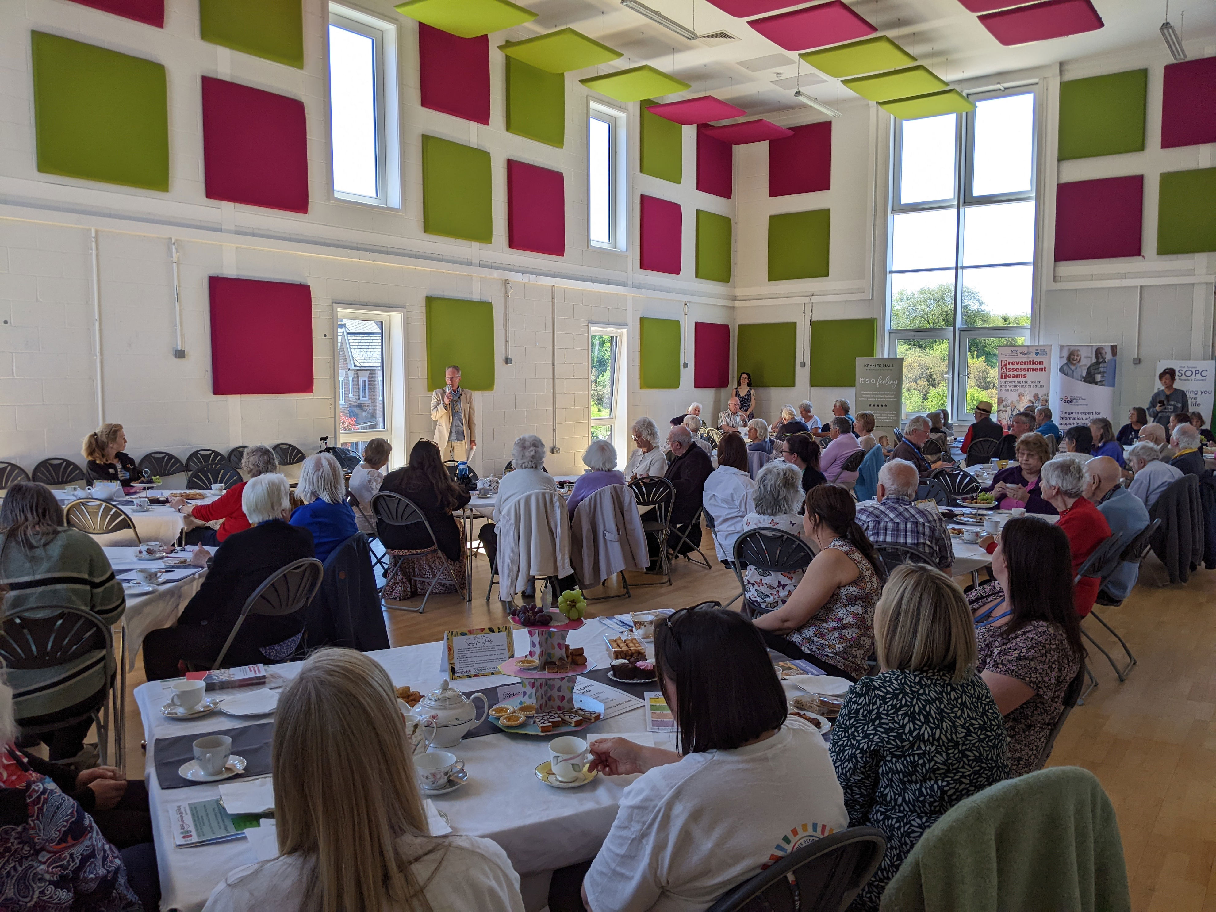 46 residents enjoy spring tea party in Burgess Hill