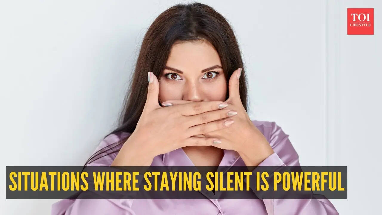 5 situations where staying silent is powerful