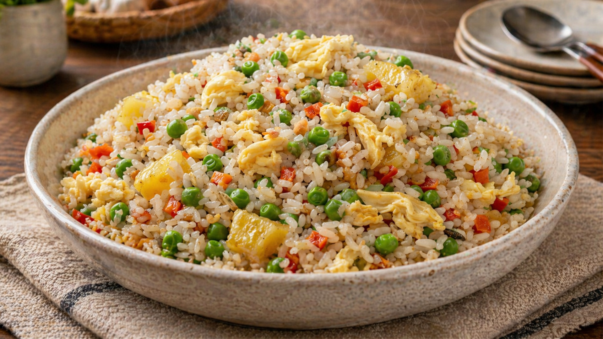 How to make pineapple fried rice at home