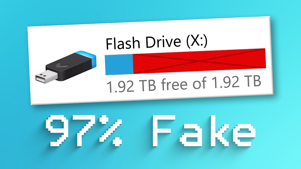 Learn why many flash drives are secretly counterfeit or fake