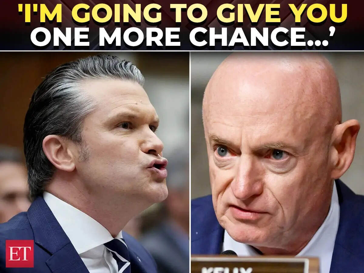 'Hey, don't you understand?': Sen. Kelly vs Hegseth explodes over 'no ...