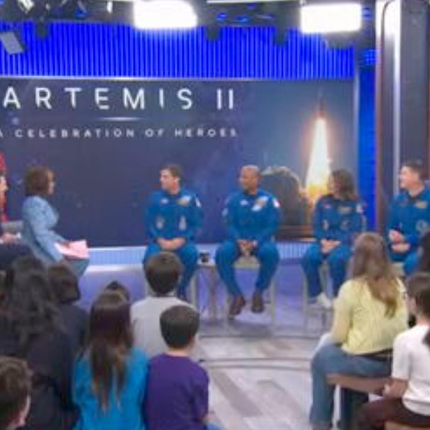 Artemis crew tells kids moon flight was "the best roller coaster ride"