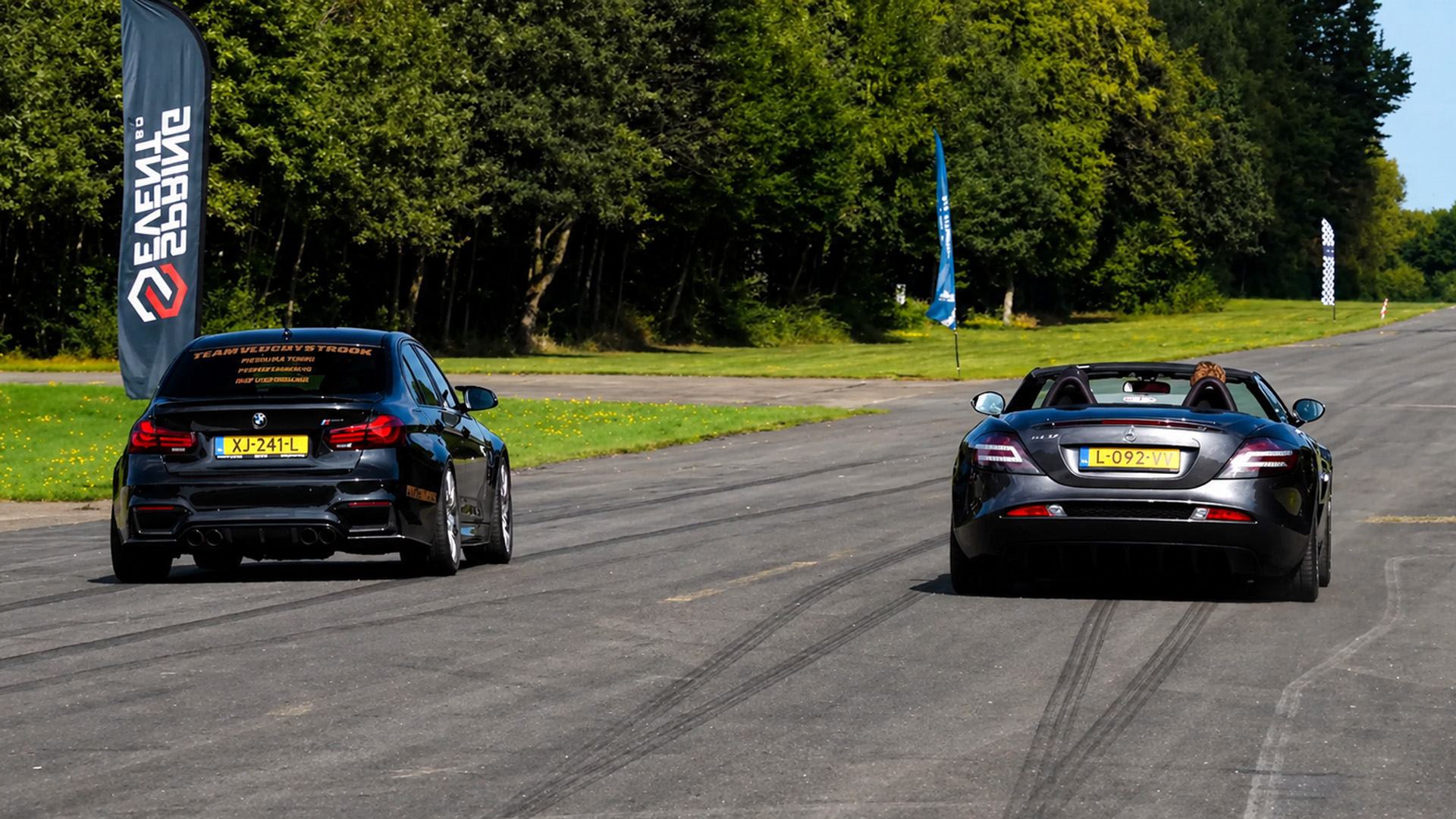 Tuned BMW M3 faces legendary SLR McLaren in sprint race