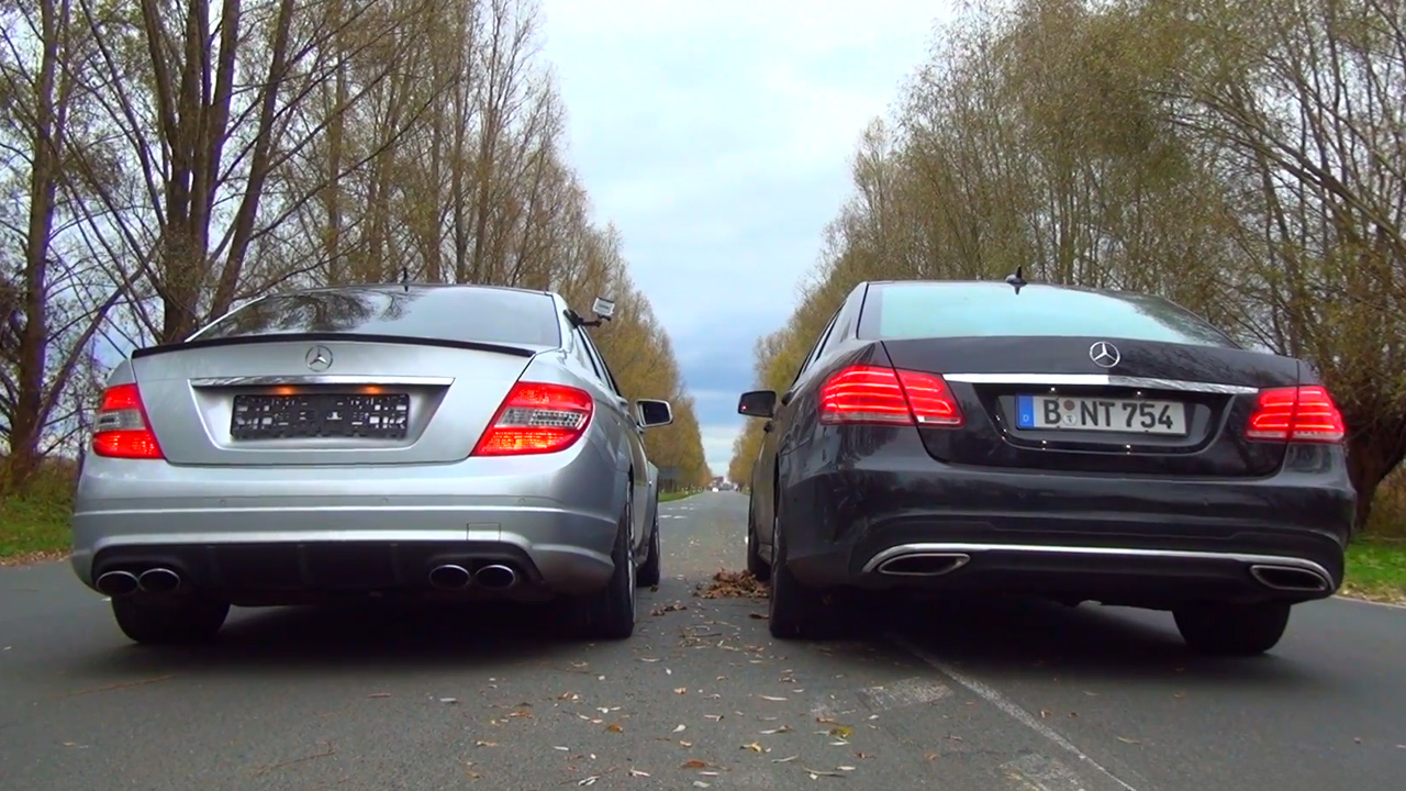 Which Mercedes V8 engine has the most aggressive sound?