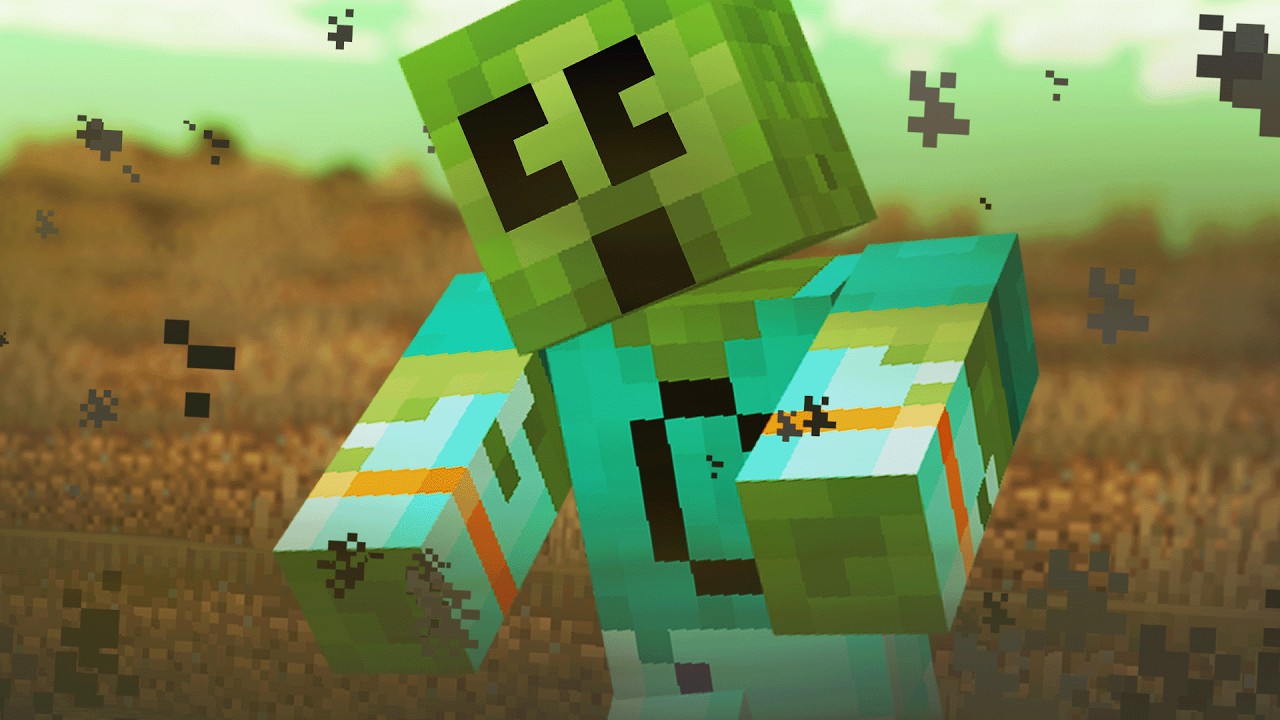 Surviving through a massive zombie apocalypse inside the Minecraft world