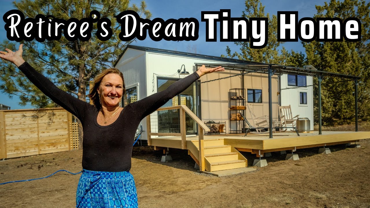 Denise's tiny house in her daughter’s backyard