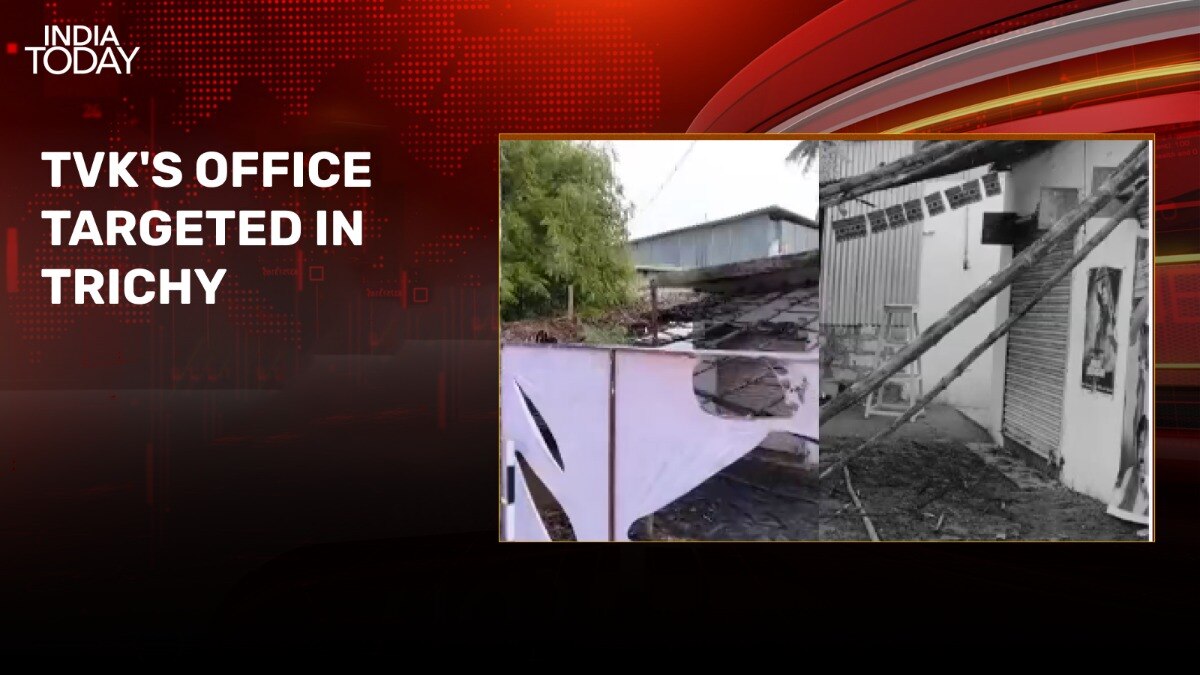 TVK's office set on fire in Tamil Nadu's Trichy, probe on