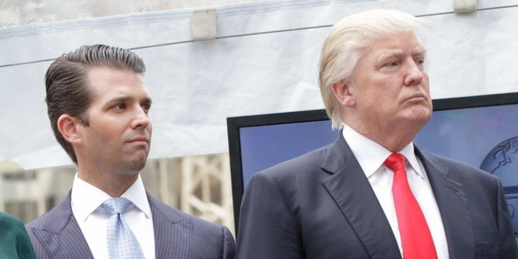 Trump sagt, Don Jr. "wäre wahrscheinlich gut" als Apprentice-Moderator
