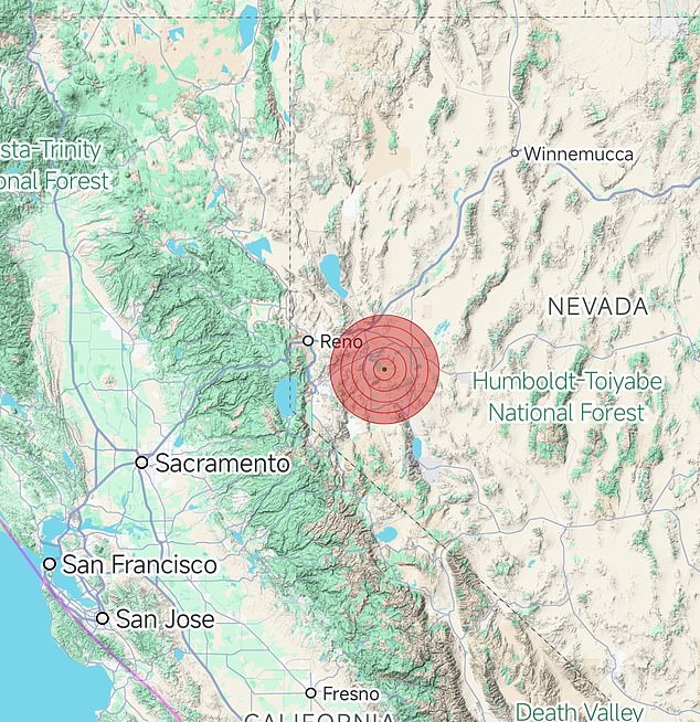 Rapid-fire earthquakes rattle Nevada region slowly tearing apart as ...