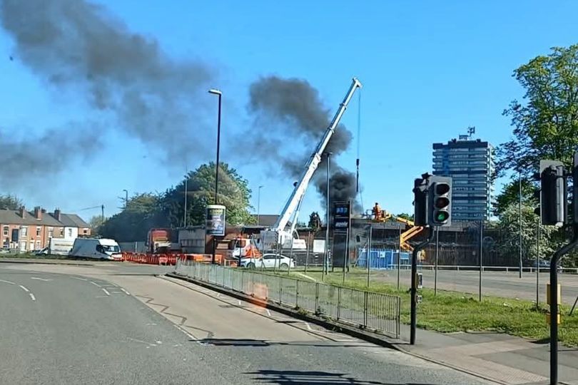Smoke billows after electrical fire in Coventry