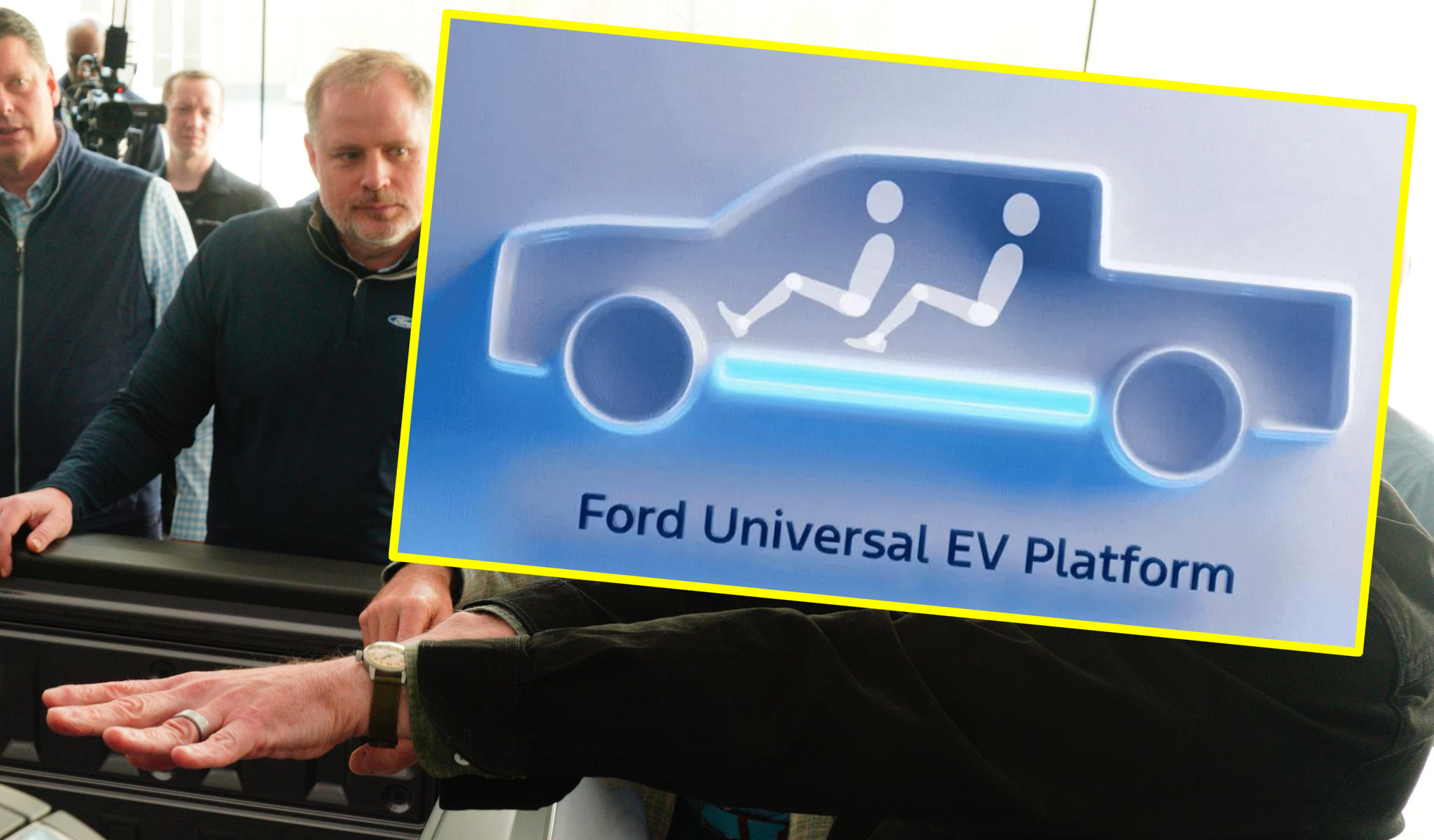Ford gives a tiny glimpse of the $30K EV truck Slate should be worried ...