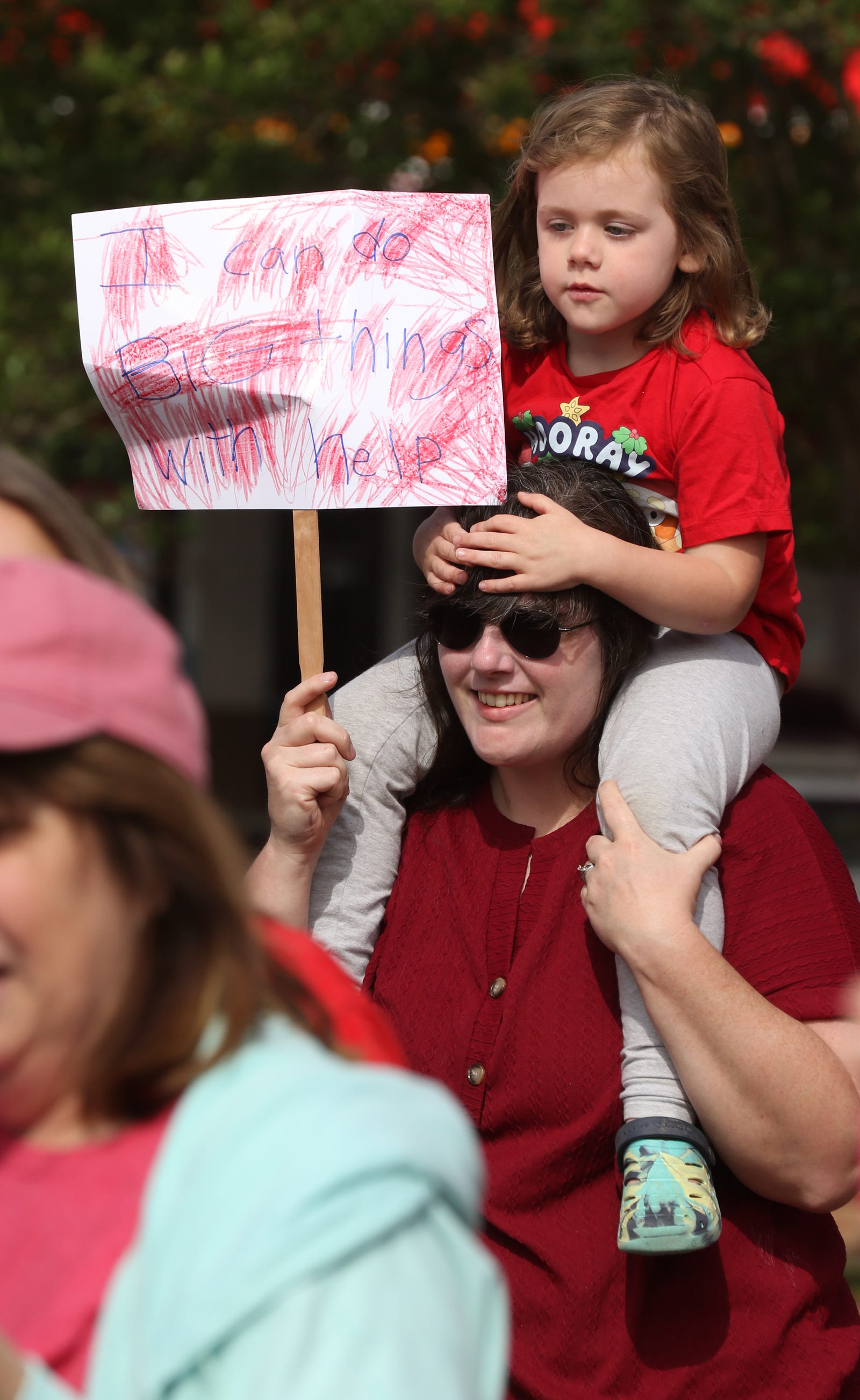 Gaston community gathers to advocate for teacher pay, school funding