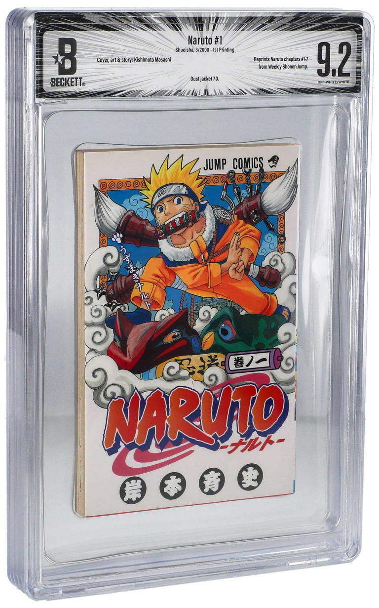 Naruto's first-ever manga appearance is officially back, but not for long