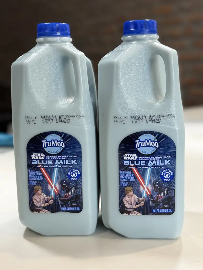 I drank Star Wars blue milk