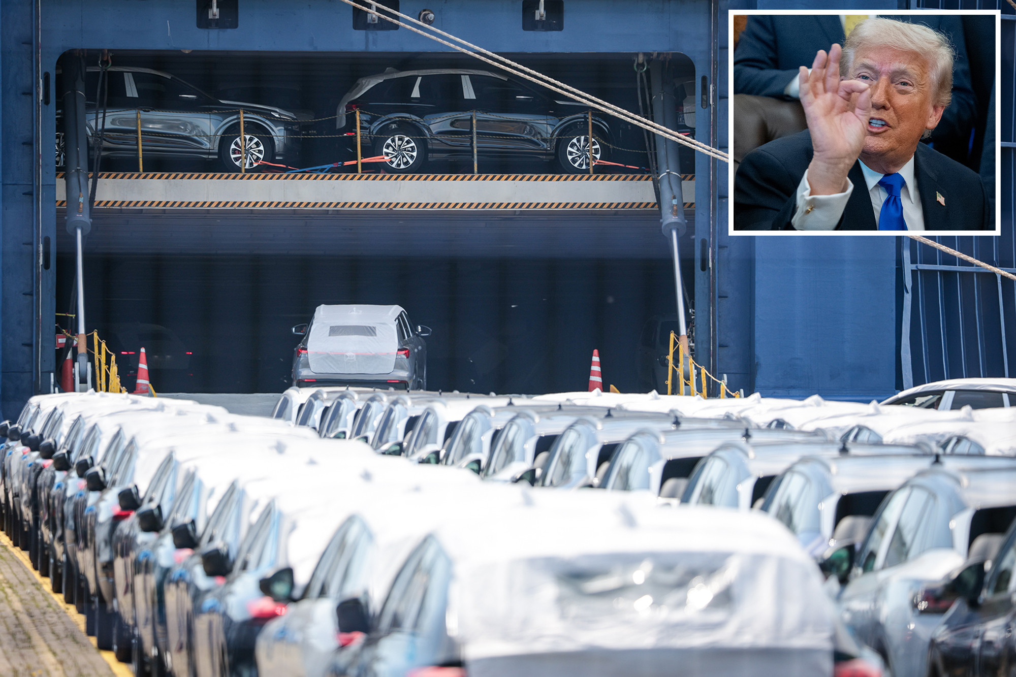Trump announces tariffs on European cars going to 25% next week ...