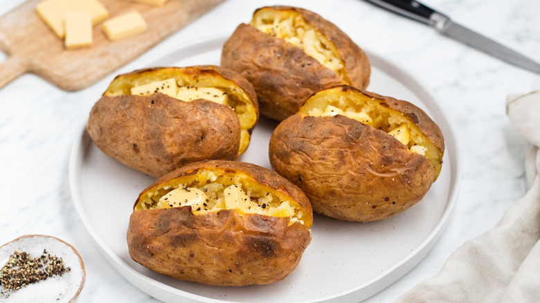Classic oven-baked potato recipe