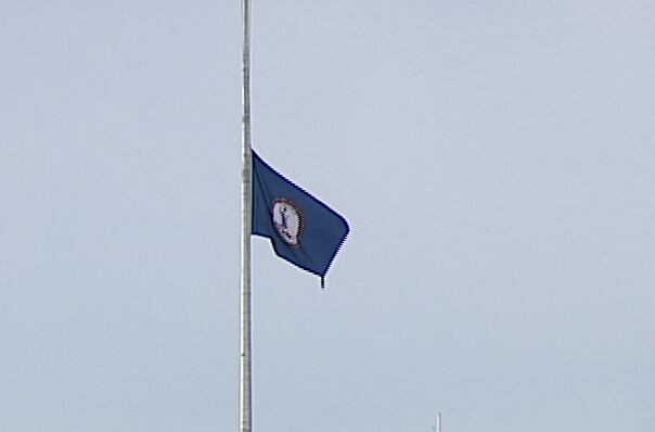 Flags lowered Sunday and Monday in Virginia