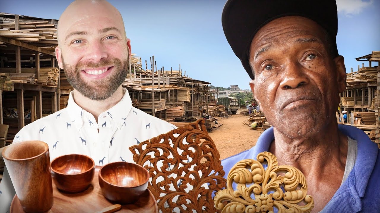 He's a master carver from Jamaica