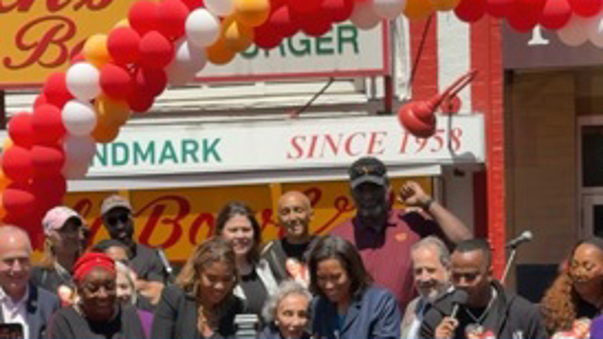 Mayor Bowser, Virginia Ali cut the ribbon at Ben's Chili Bowl reopening