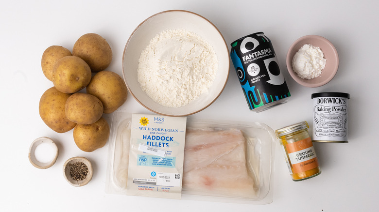 Golden beer-battered fish and chips recipe