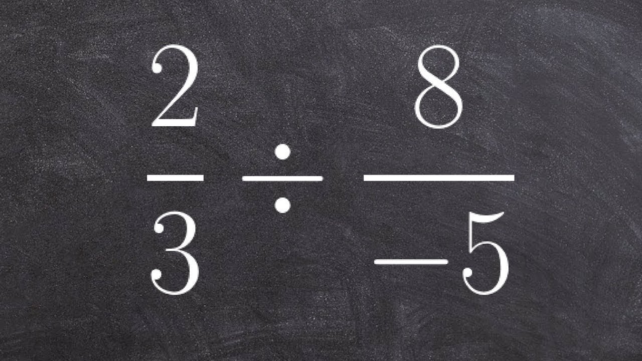 Dividing fractions