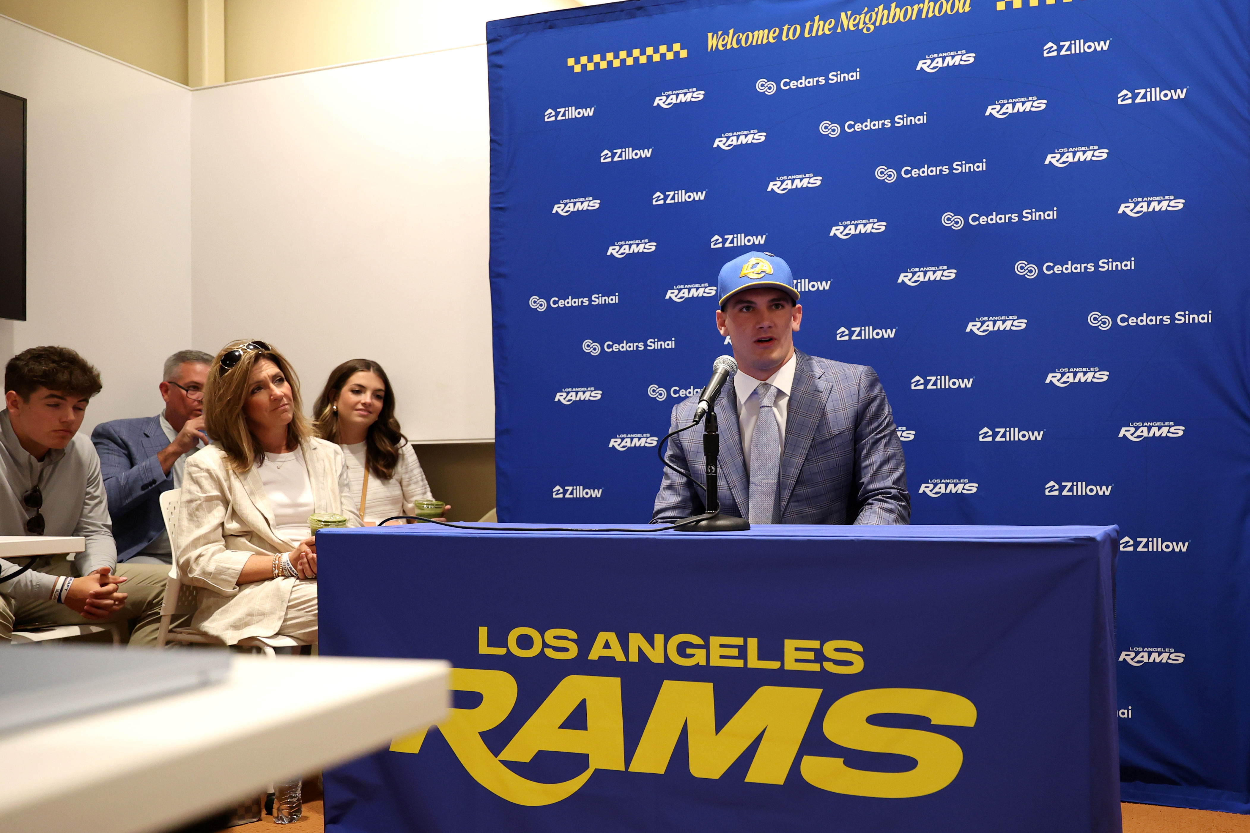 Watch: Ty Simpson receives heartfelt messages from family on draft night