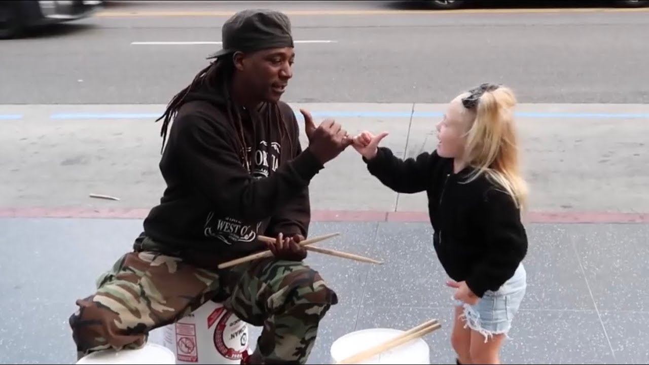 Becoming best friends with a street performer