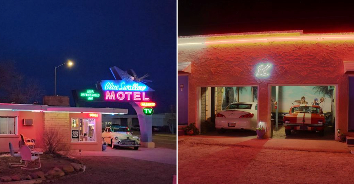 A neon-drenched New Mexico motel that takes you back to the golden age ...
