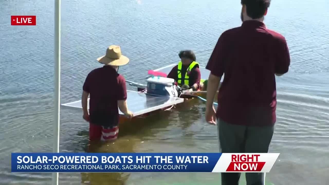 California students compete in solar-powered boat race in Sacramento County
