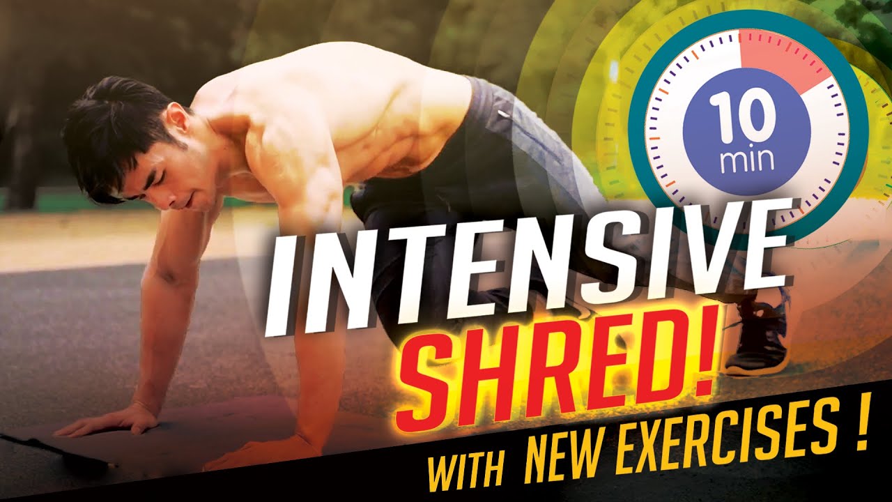 [Level 3] 10 minute intensive fat burning with new exercises!