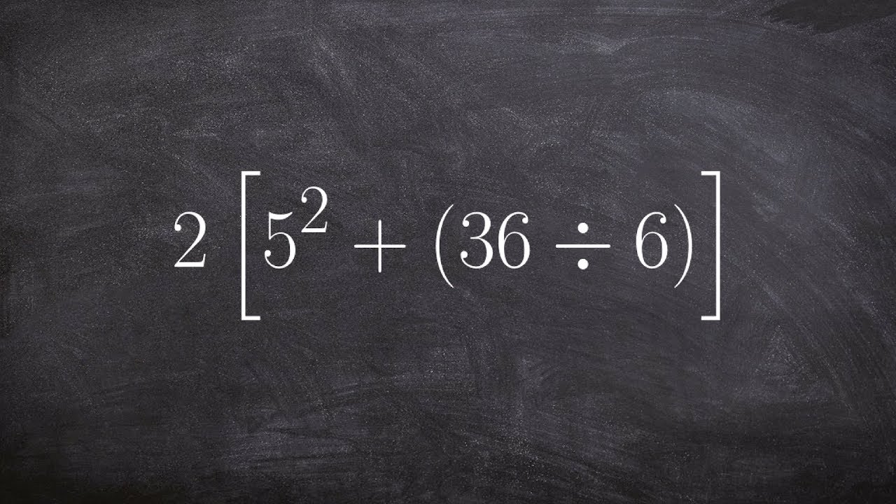 Order of operations with PEMDAS - Online tutor - Free math videos
