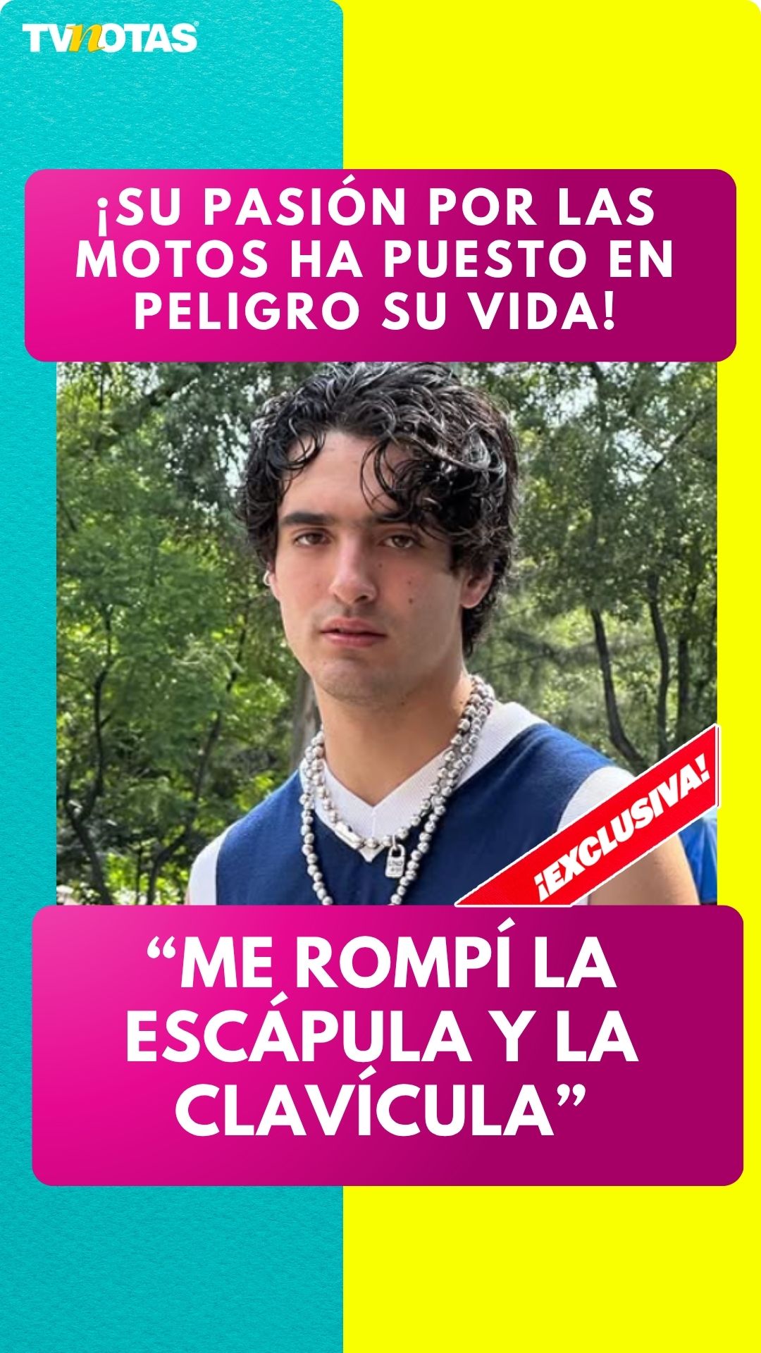 Sebastián Poza y los riesgos de andar en moto todos los días