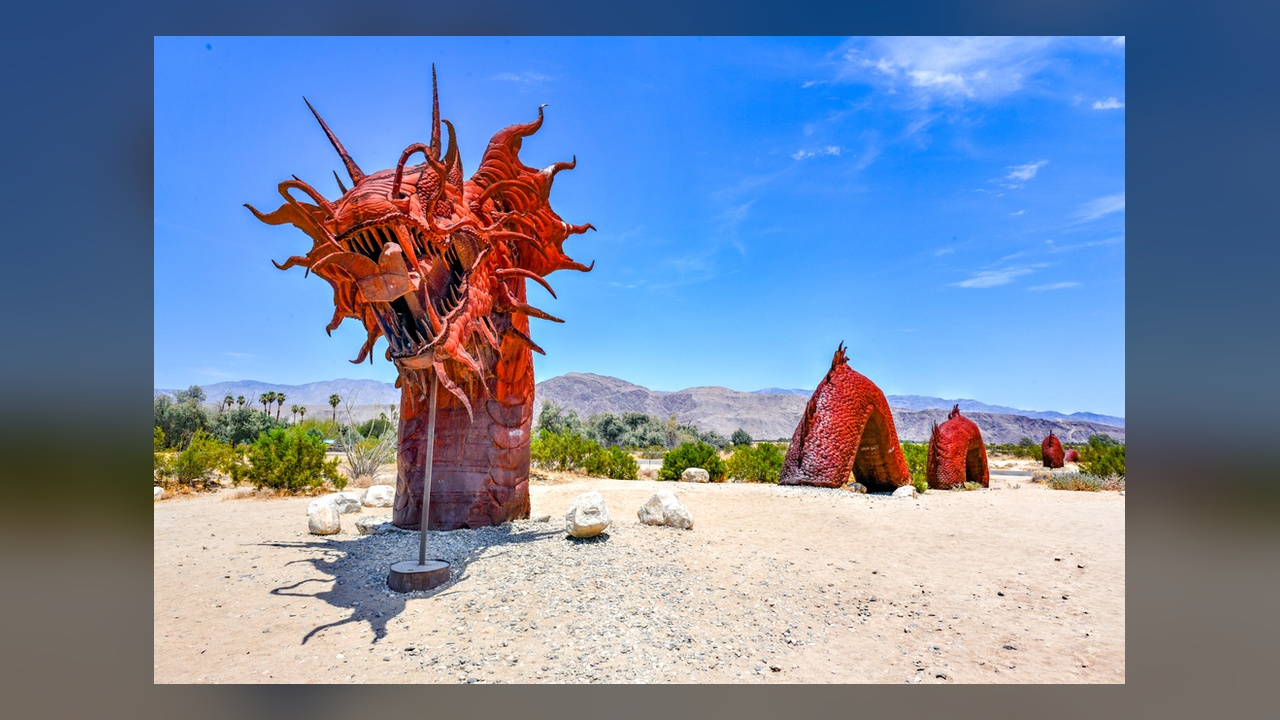 Inside Anza-Borrego: metal monsters, slot canyons, and stars most ...