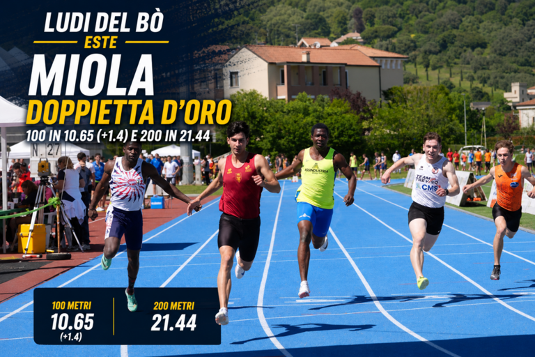 Ludi del Bò, doppietta di Matteo Miola su 100 e 200 – recap e migliori ...