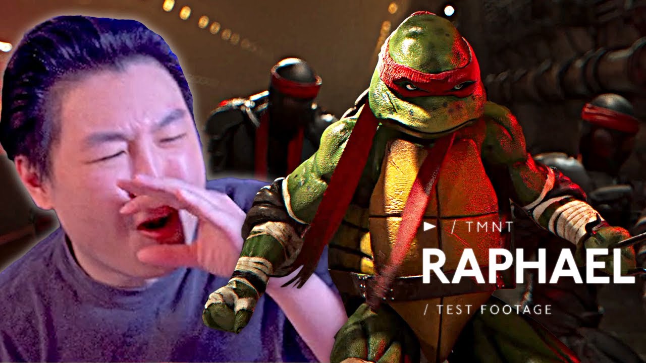 Reacting to the incredible Raphael test footage for TMNT