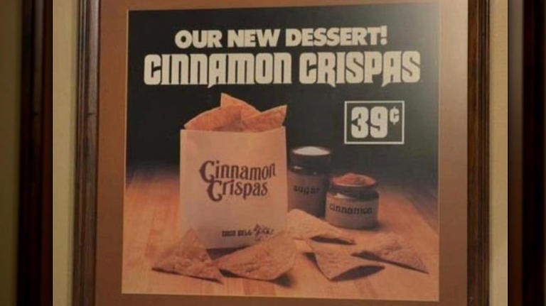 What the Taco Bell menu looked like in 1985