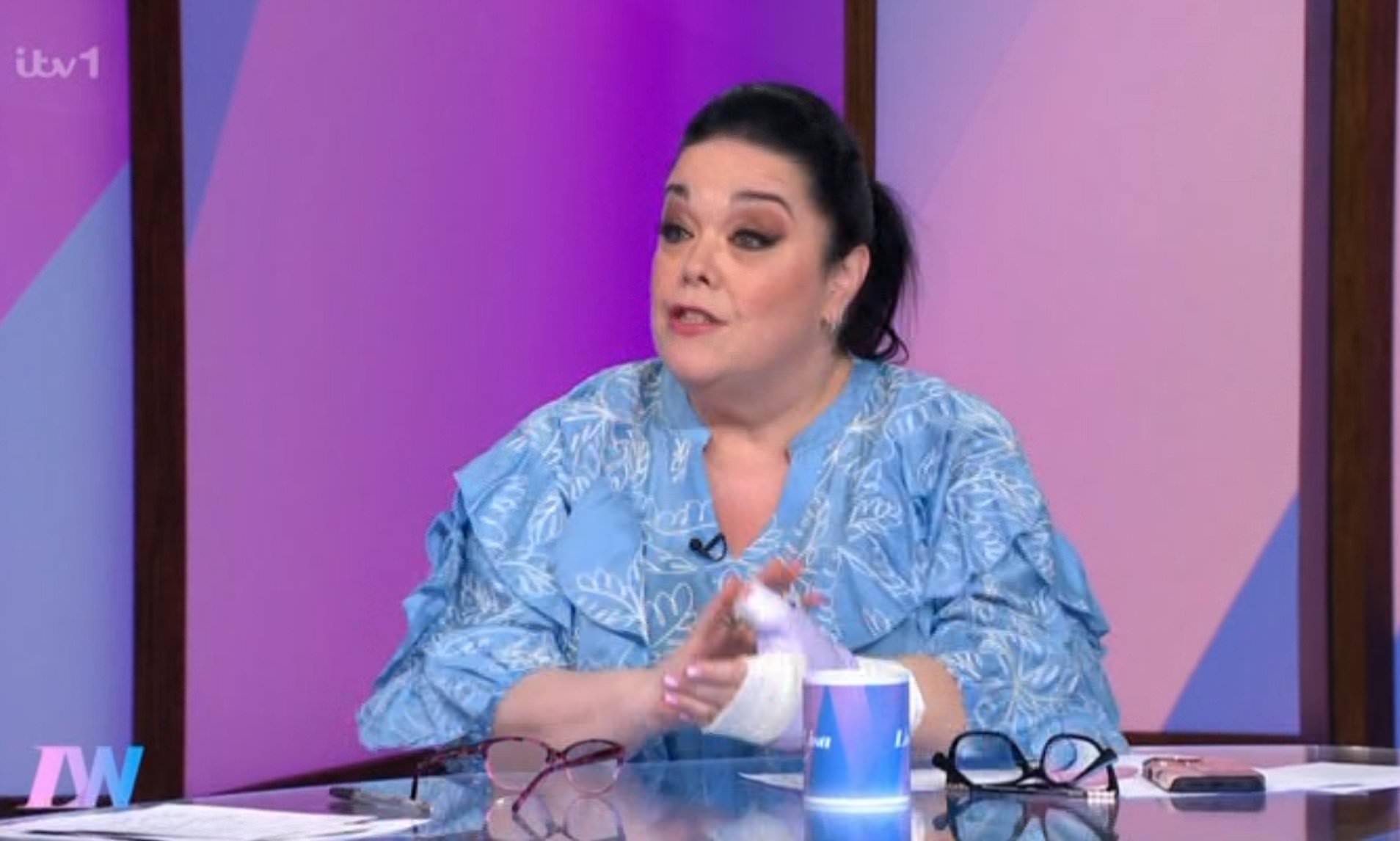 Lisa Riley gives an update on 'horrendous' arm injury after fall that ...