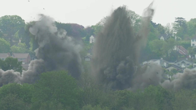 WW2 bomb detonated after building site discovery