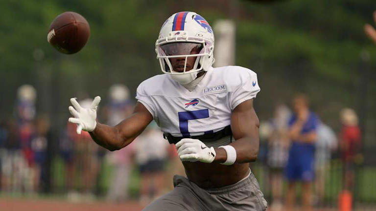 Joshua Palmer is officially on notice after the Bills' draft, even if ...