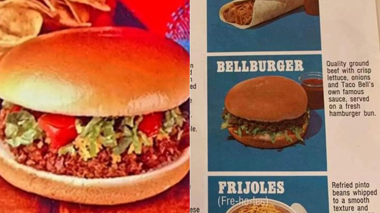 What the Taco Bell menu looked like in 1985